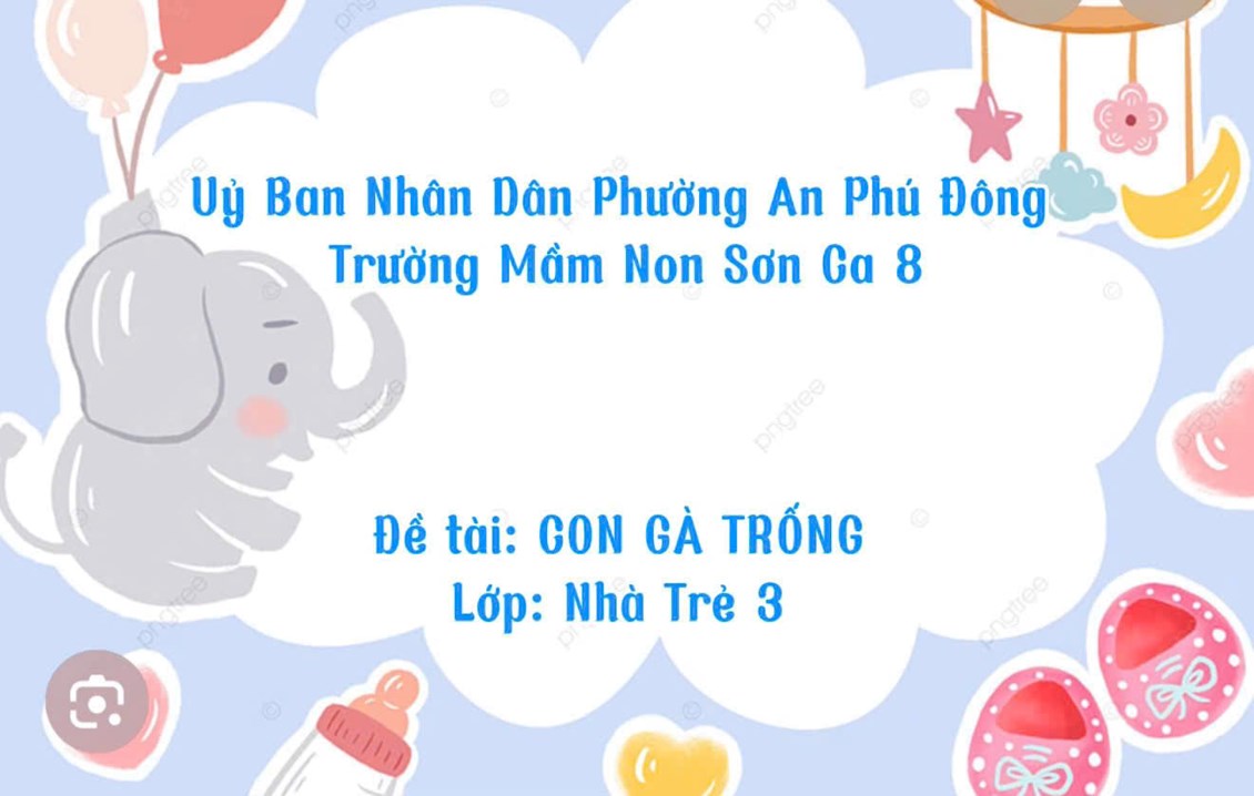 NHẬN BIẾT CON GÀ TRỐNG | Mầm non Sơn Ca 8